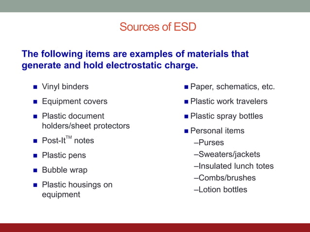 ESD Fundamental Training for Production Operators | PDF