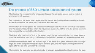 Esd turnstile gate system - Mairsturnstile.com