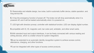 Esd turnstile gate system - Mairsturnstile.com