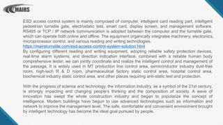 Esd access control system - Mairsturnstile.com