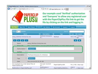 ESD using PaperClipPlus | PPT