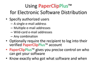 ESD using PaperClipPlus | PPT