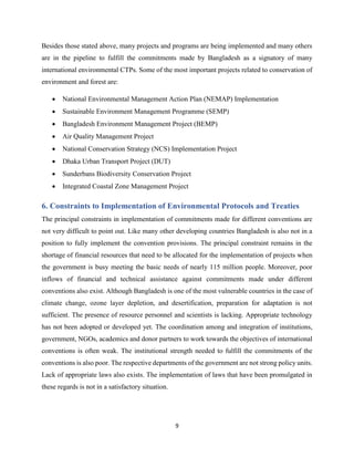 Assignment On Environmental Law, Issues in Bangladesh Perspectives ...