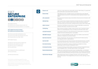 ESET_SECURE_ENTERPRISE_DATASHEET | PDF | Operating Systems | Computer ...