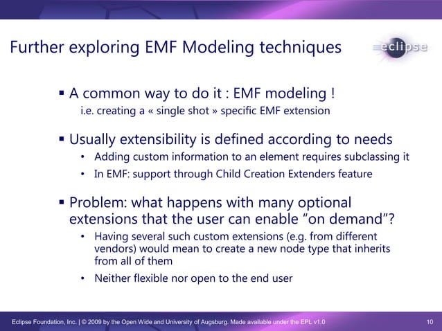 Eclipse Summit 2009 - Aspect Oriented Modeling | PDF