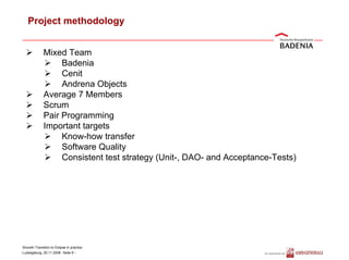 Smooth transition to Eclipse in practice | PPT