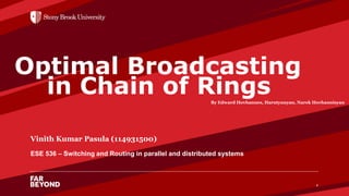 Broadcasting in Chains of Rings | PPT
