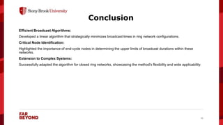 Broadcasting in Chains of Rings | PPT