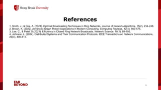 Broadcasting in Chains of Rings | PPT