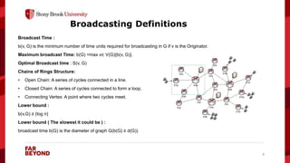 Broadcasting in Chains of Rings | PPT