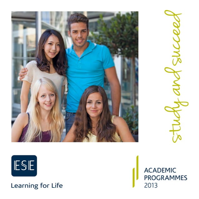 ESE Academic Brochure 2013 | PDF