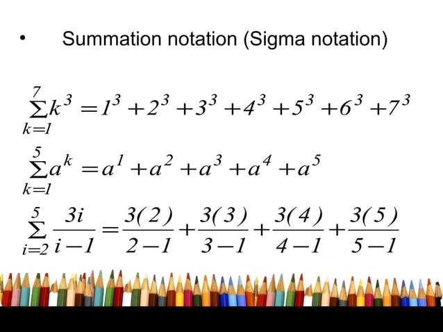 Mathematic symbols & Progression | PPT