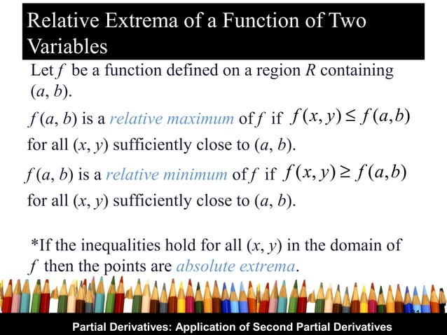 Partial Differentiation & Application | PPT | Physics | Science