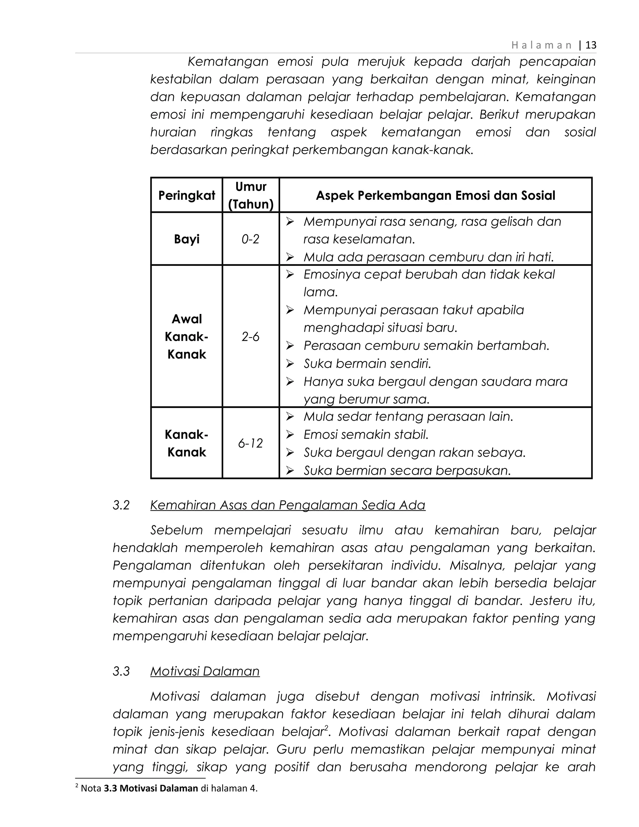 Kesediaan Belajar (Maksud, Jenis2, Faktor2 Mempengaruhi, Implikasi terhadap PnP) | DOC