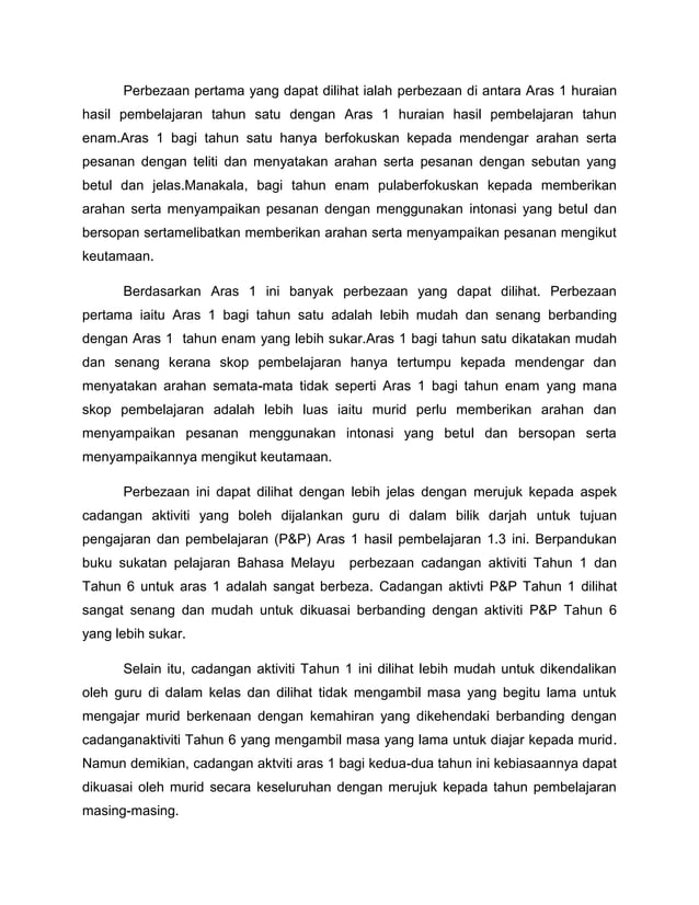 Pengajian sukatan Bahasa Melayu | PDF