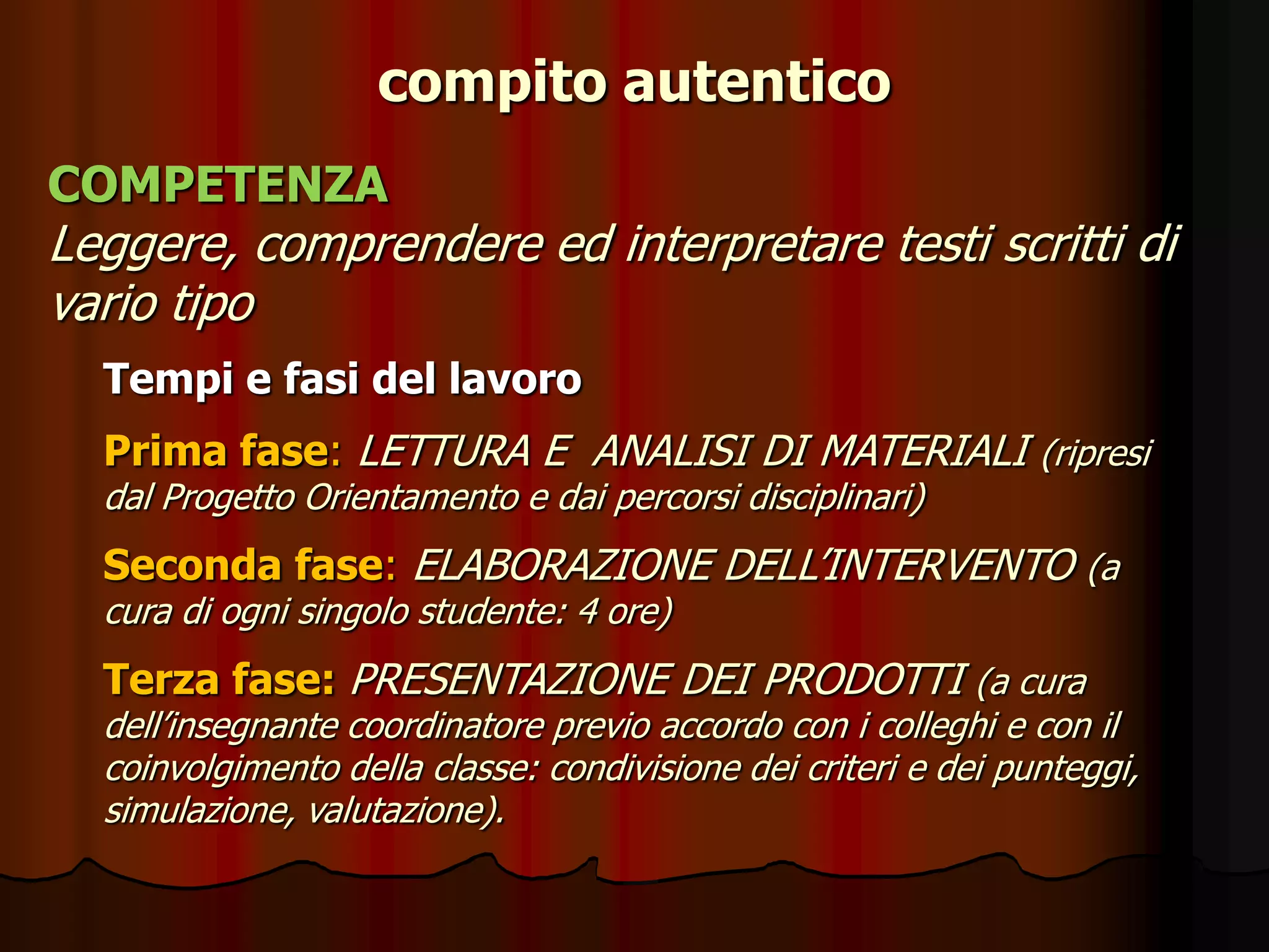 Esempio di compito | PDF