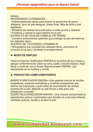 Emora Esencia Tonificadora | PDF