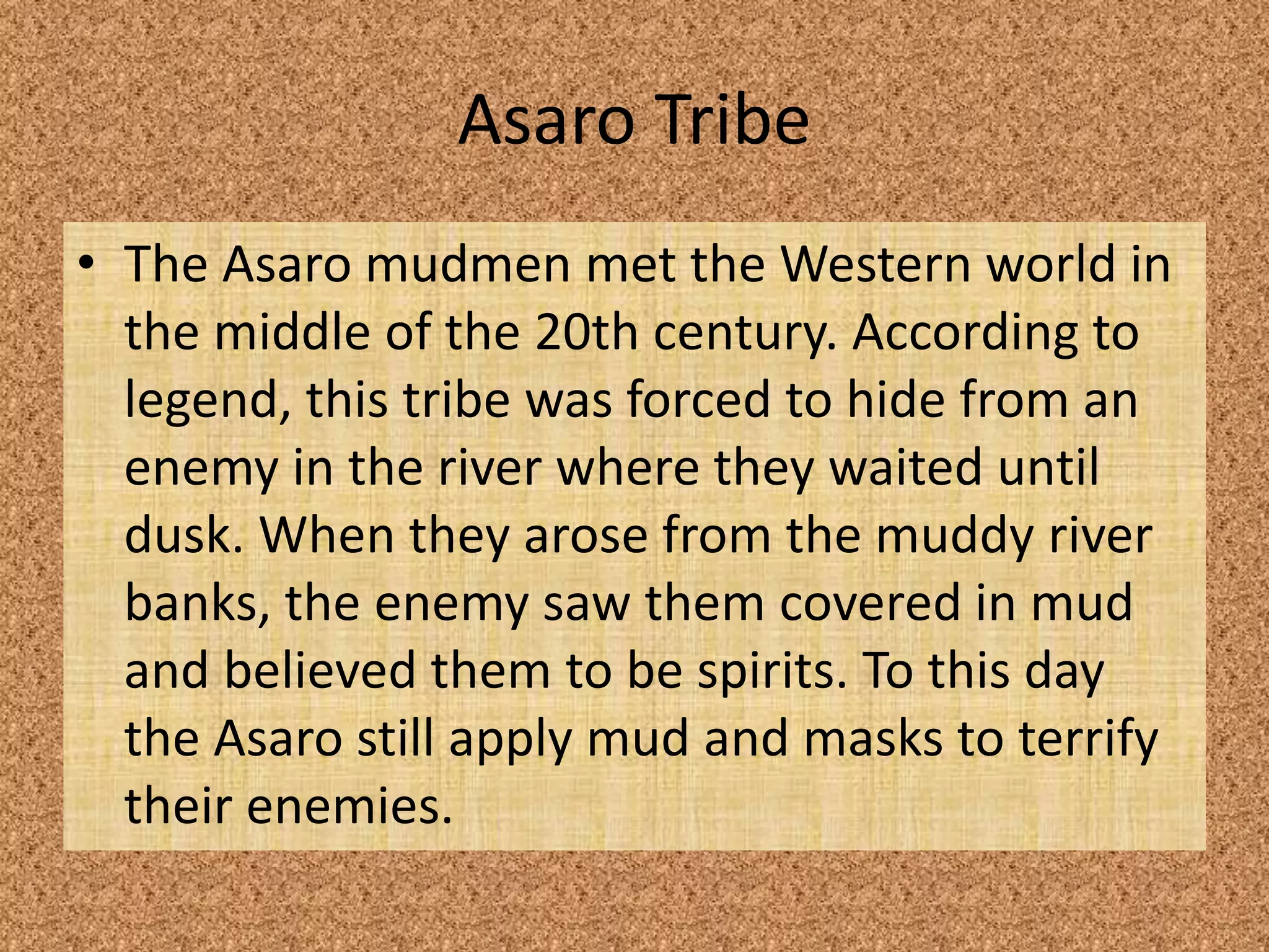 Tribes under Extinction | PPTX