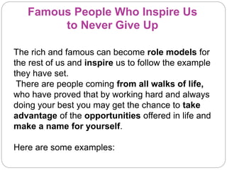 Fame and Famous People | PPTX