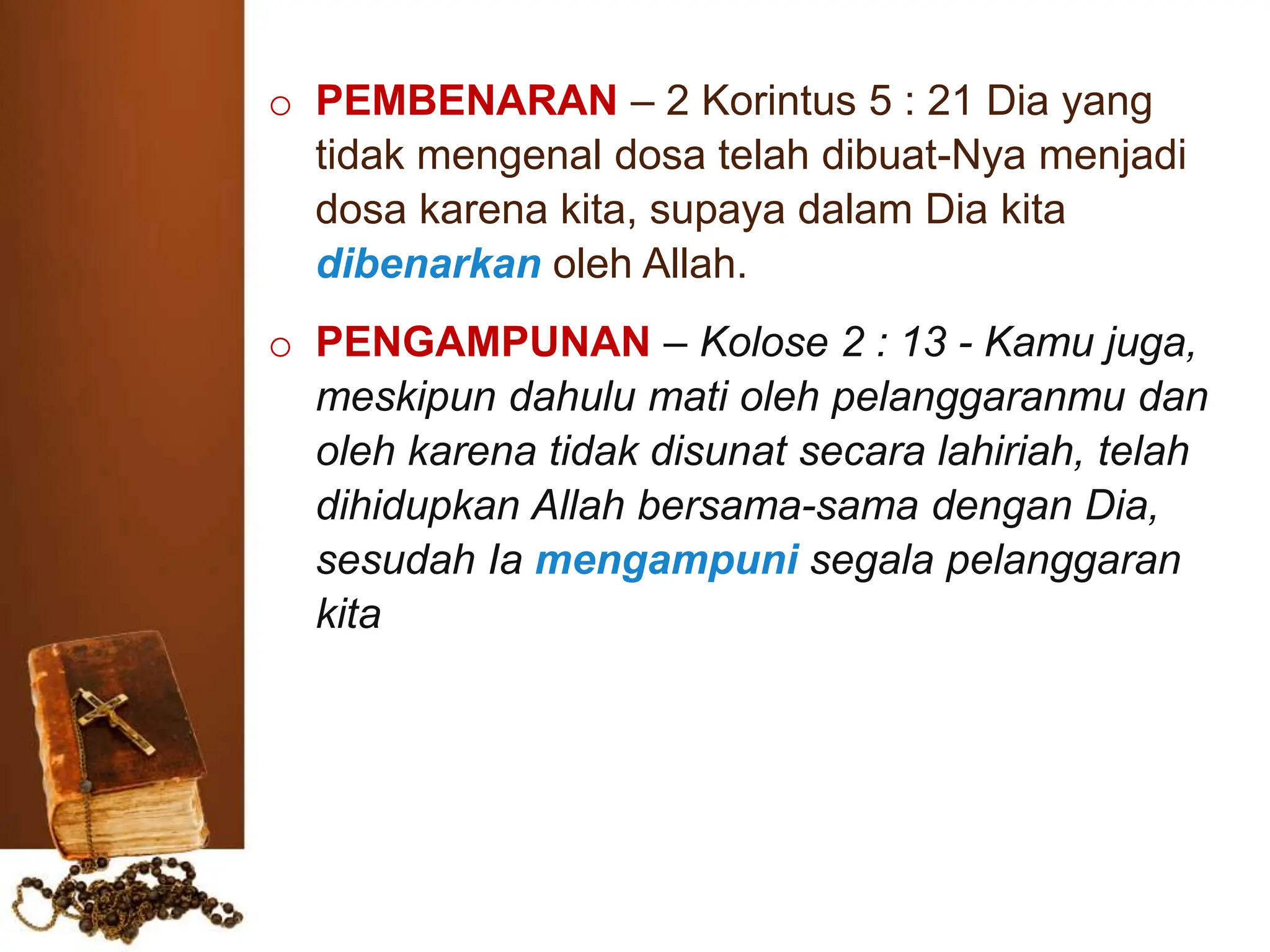 Berita Injil : Kelahiran, Kematian dan Kebangkitan Kristus | PPTX