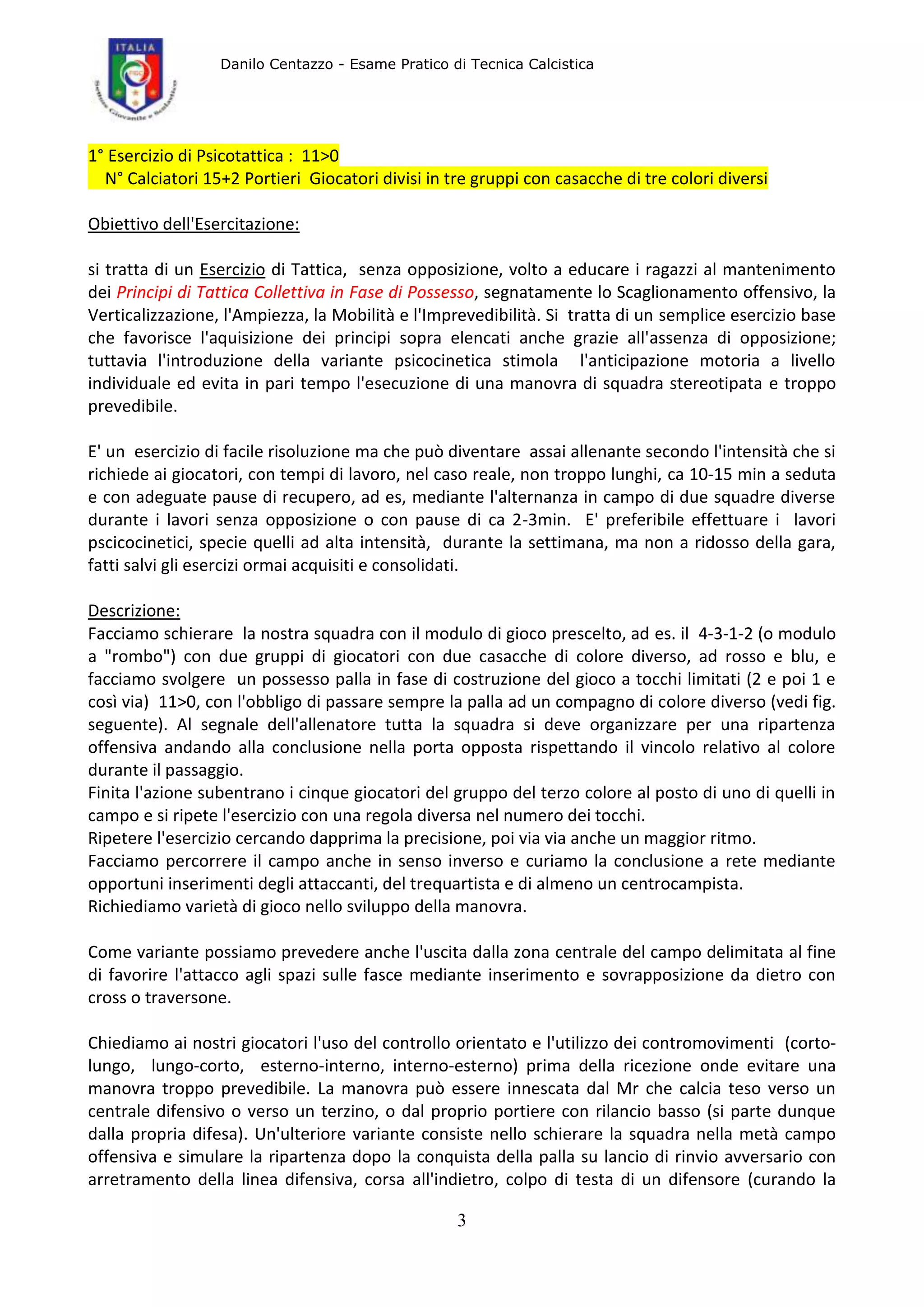 Esercitazione esame finale | PDF