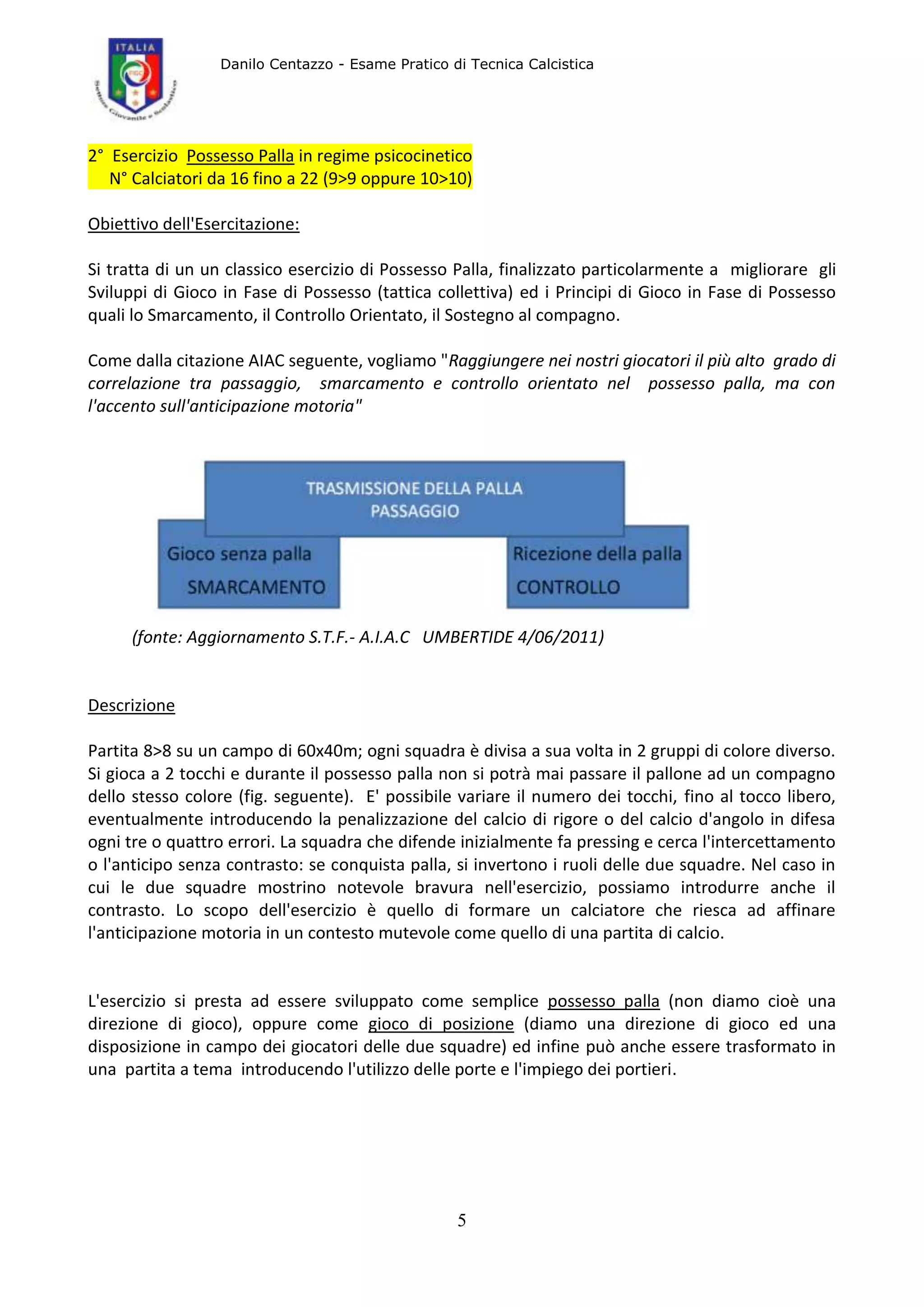 Esercitazione esame finale | DOCX