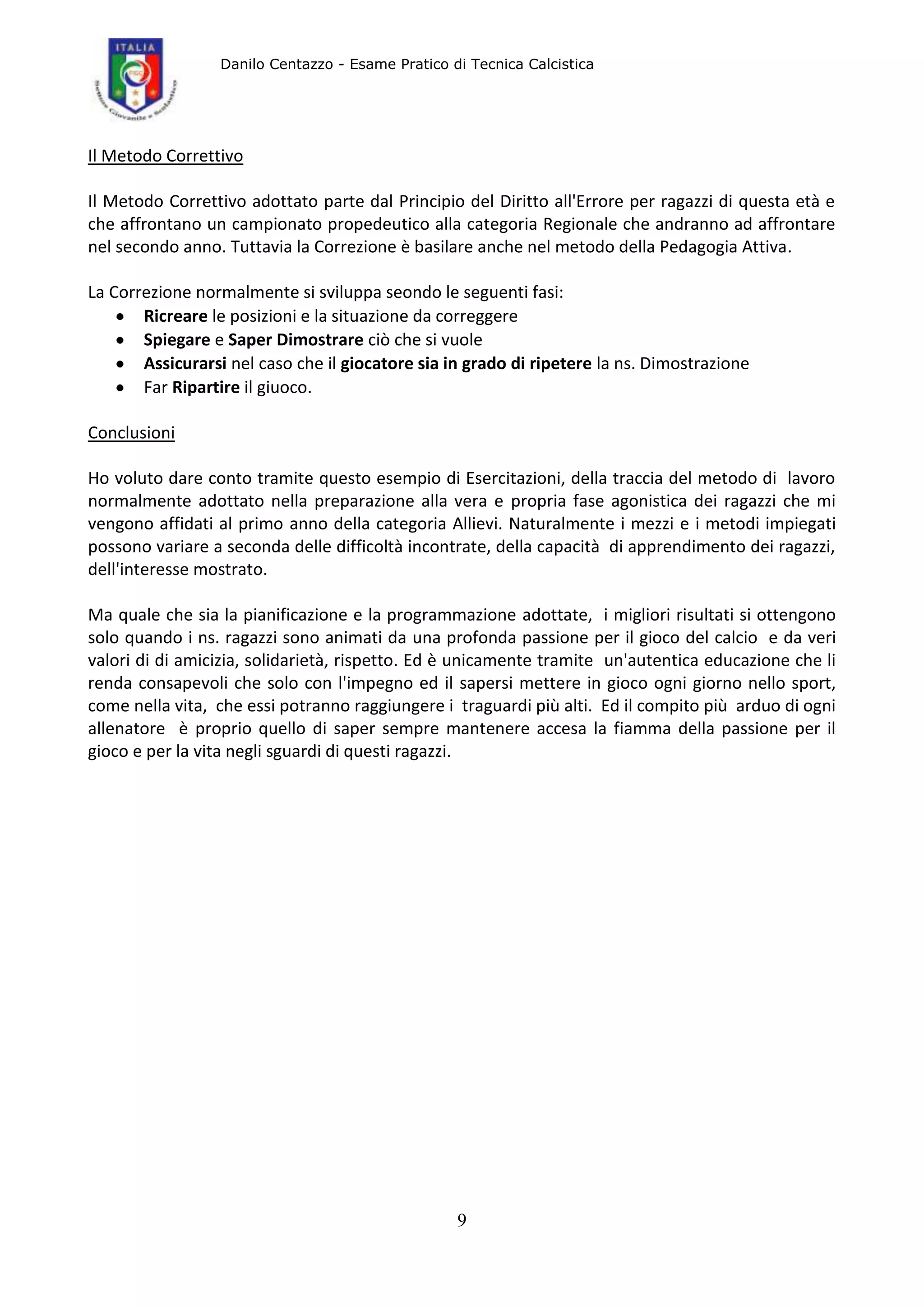 Esercitazione esame finale | DOCX