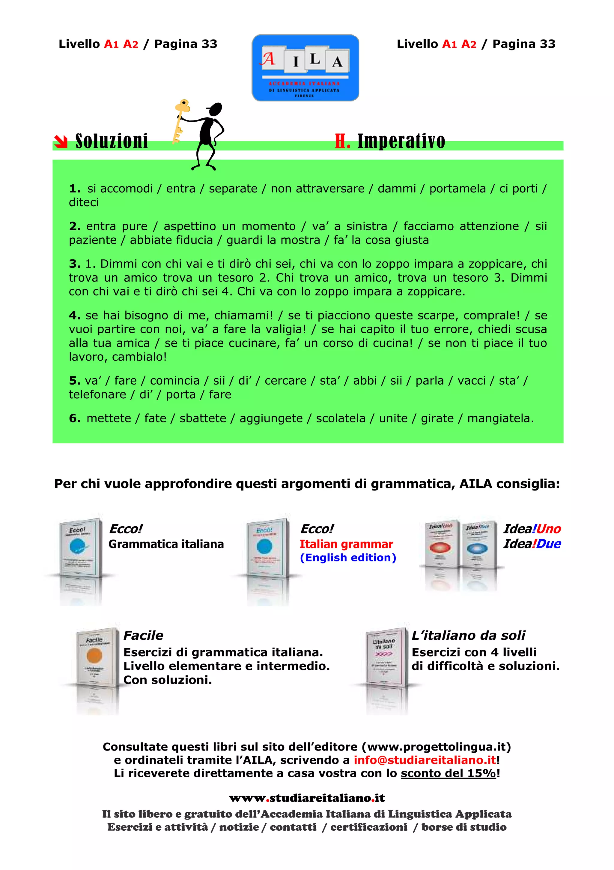 AILA Livello A1 A2 | PDF