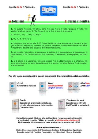 AILA Livello A1 A2 | PDF