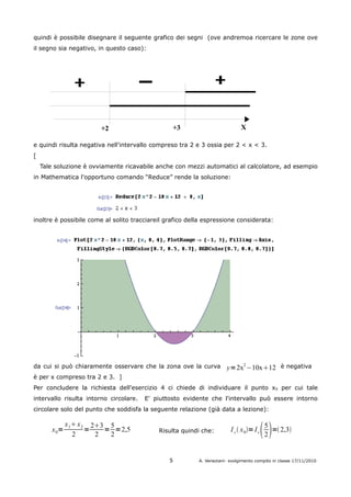 Esercizi applicativi compito_17-11-2010 | PDF