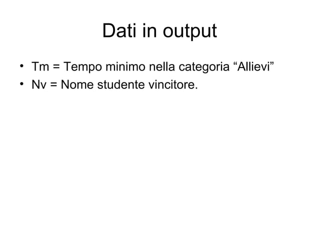 Esercizio Visual Basic | PPT