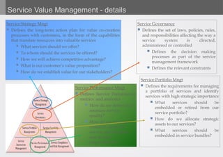A methodology for service management and value analysis | PPTX