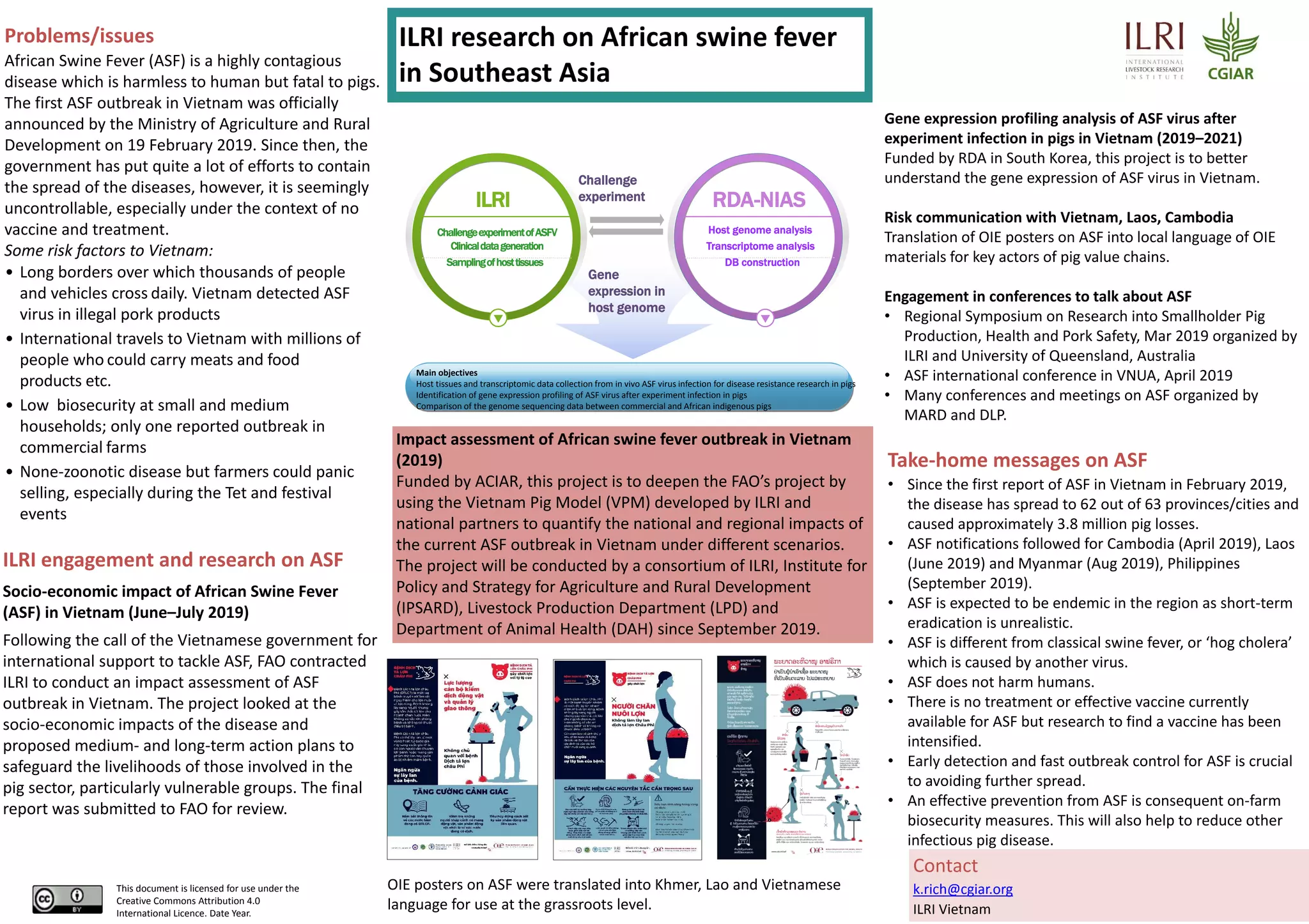 ILRI research on African swine fever in Southeast Asia | PPTX