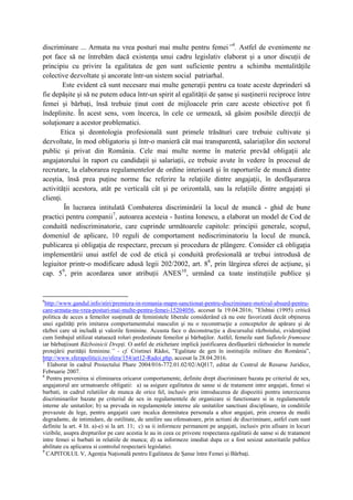 Eseu Egalitatea de gen în Romania - norme, problematici și soluții juridice + bibliografie | PDF