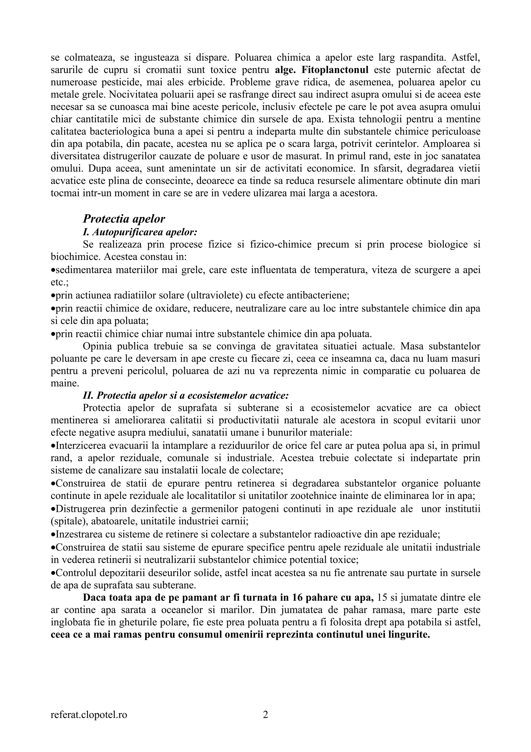 Eseu apa | DOC