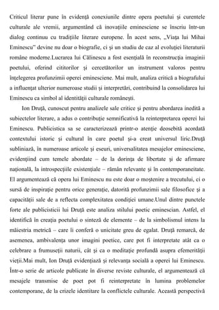 Eseu Mihai Eminescu, Darii Maria clasa 11.docx