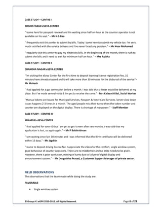 E seva urban- project report | PDF