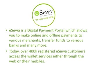 Esewa and eBanking in Nepal | PPTX