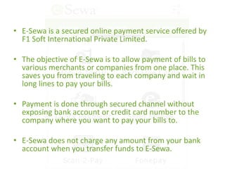 Esewa and eBanking in Nepal | PPTX | Credit Cards | Personal Debt