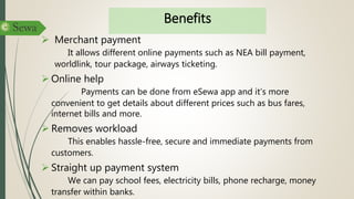 Esewa - Nepal's First Online Payment | PPTX