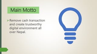 Esewa - Nepal's First Online Payment | PPTX