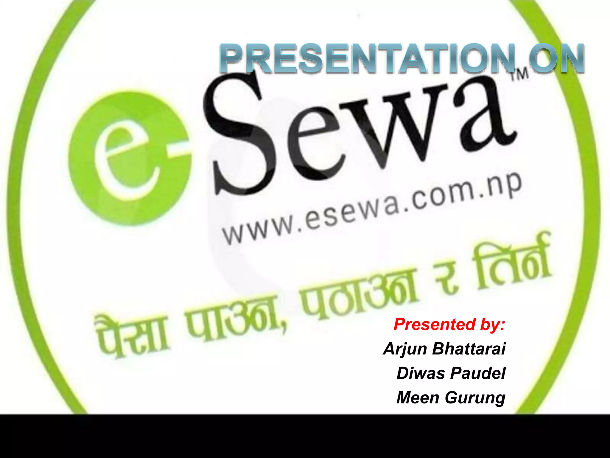 Esewa presentation | PPTX