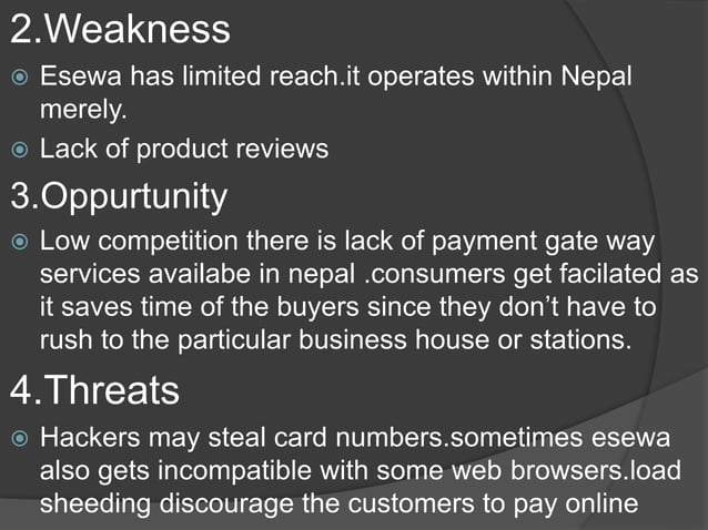 Esewa presentation | PPTX