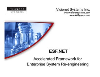 ESF .NET - Accelerated Framework for Enterprise System Re-Engineering | PDF