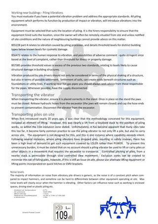 ESF1 Piling Vibrator - Operating instructions | PDF