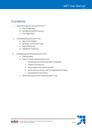 Sample DepEd user manual SF& ser. 2024. Very important guide to be used ...