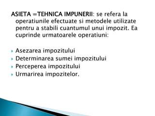 Impozite si taxe | PPT