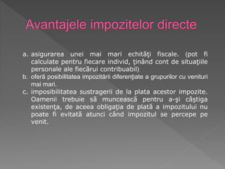 Impozite directe | PPT