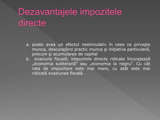 Impozite directe | PPT