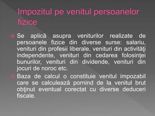 Impozite directe | PPT